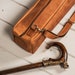 Travel- Bag for Walking Stick Storage, Walking Cane Case Leather - Cane ...