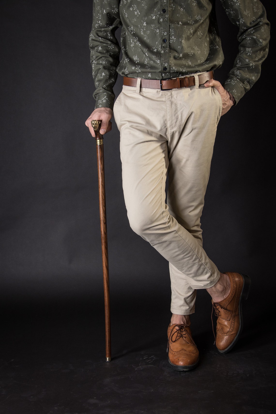 VIP Panther Walking Stick Walking Cane Wood Cane Hand Carved - Etsy