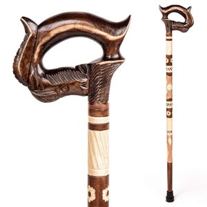 Luxury Walking Cane for Men Hand Carved Horse Unique Handle - Etsy