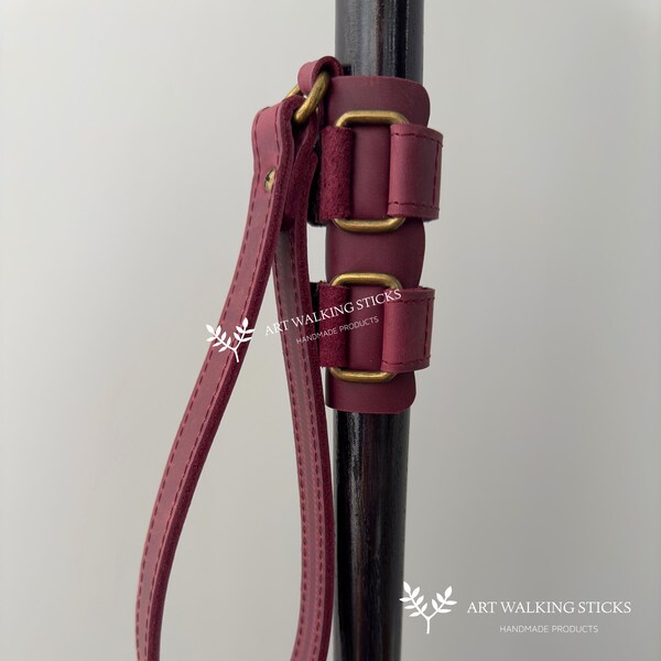 Leather Straps for a Walking Cane - Etsy