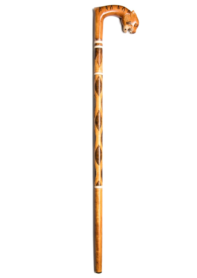 Fancy Walking Stick for Men and Women Fashionable Cane Tiger - Etsy