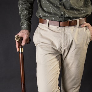 VIP Aries Walking Stick Walking Cane Wood Cane Hand Carved Hiking Stick ...