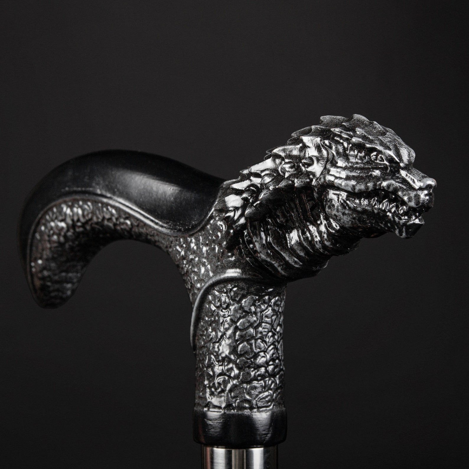 Mutant Dinosaur Walking Cane Handmade Natural Wood Monster | Etsy