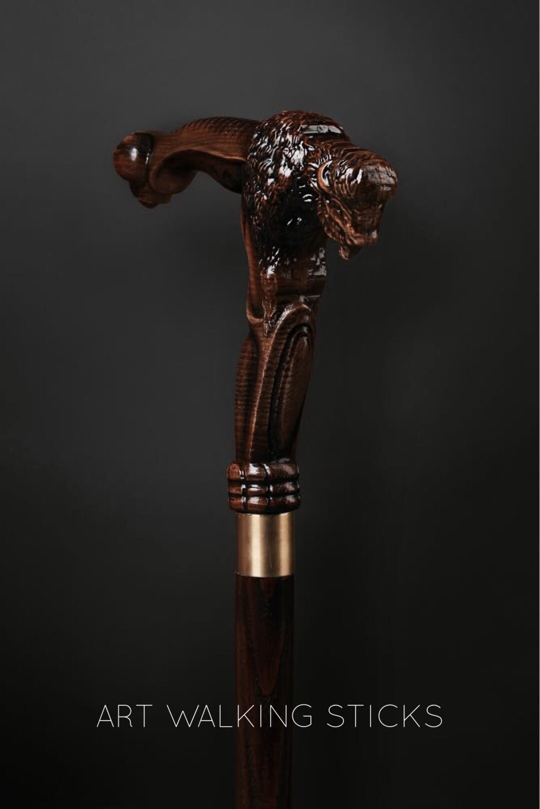 Art Buffalo Walking Sticks Canes Wood - Etsy