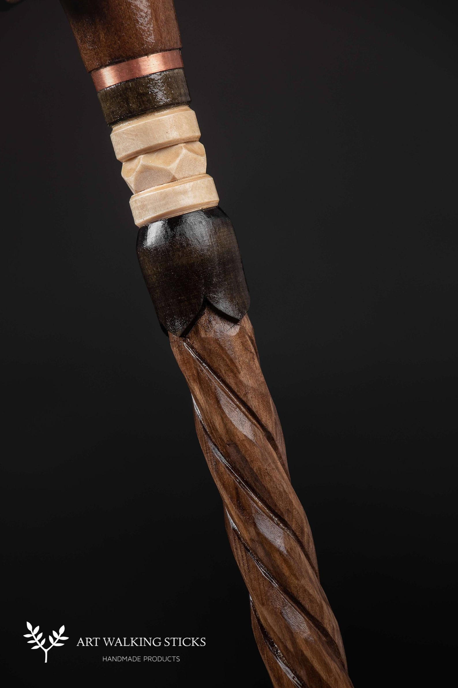 Bull Walking Cane for Men, Fancy Canes Hand Carved Stick and Cane ...