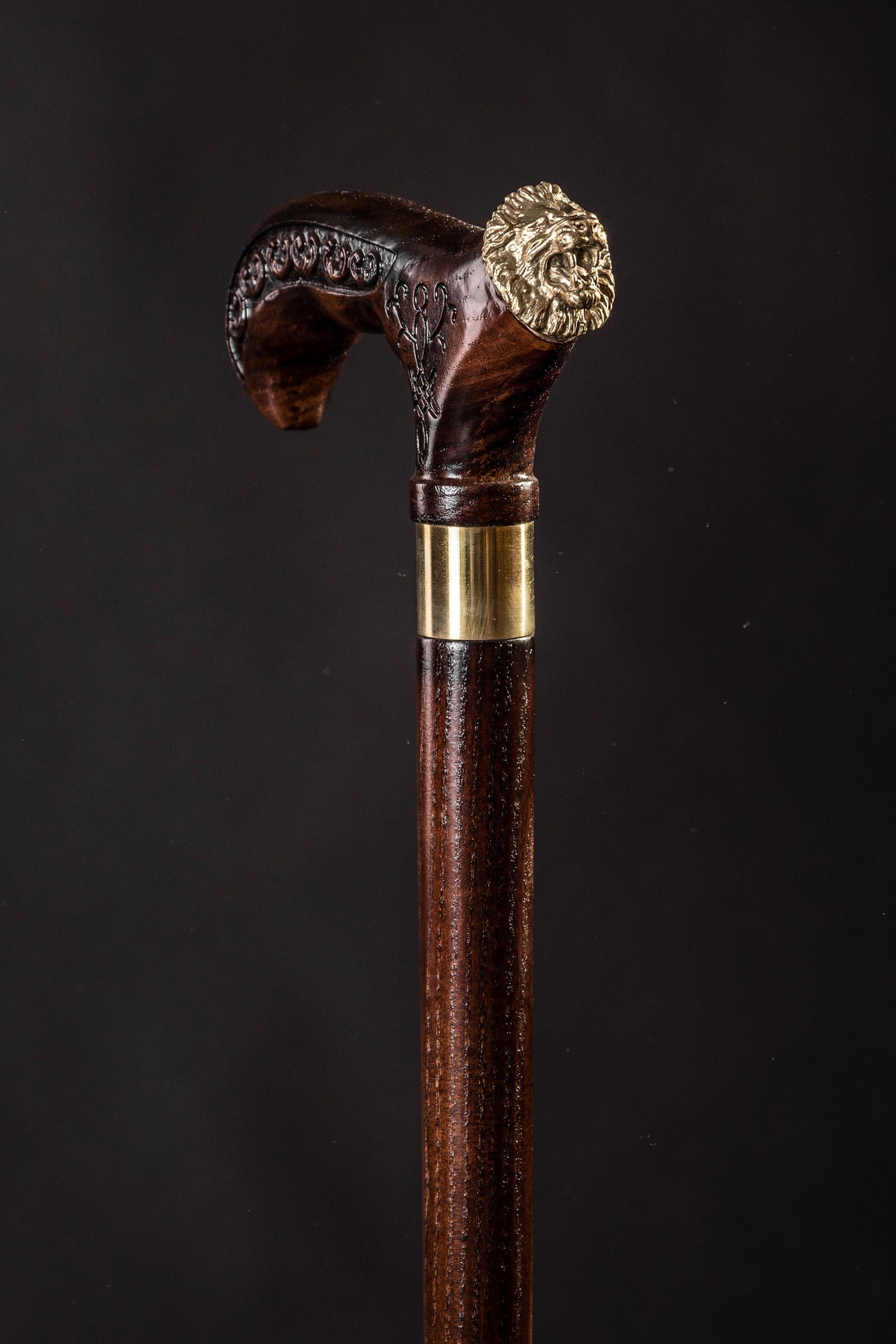 VIP Walking Stick Walking Cane Wood Cane Hand Carved Hiking - Etsy