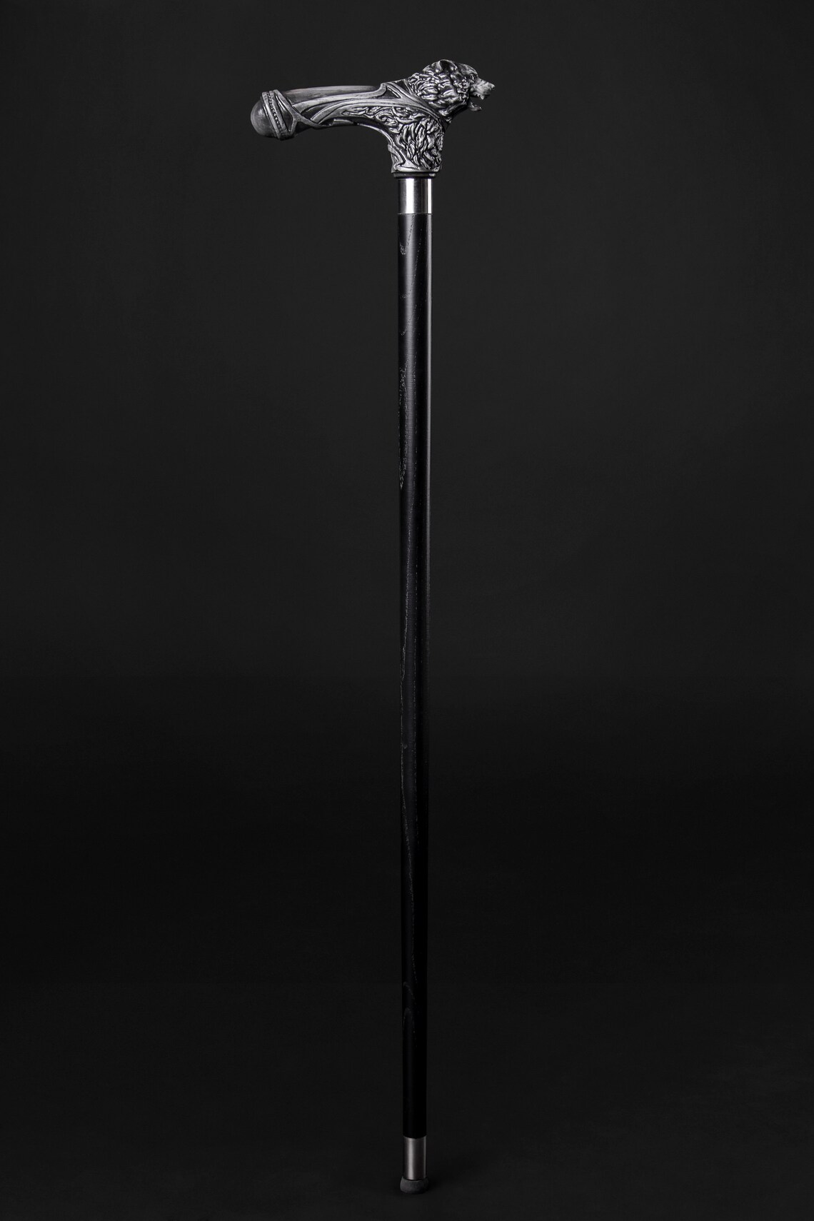 Wolfman Black Luxury Waking Cane Wolf for Him Gift Walking - Etsy