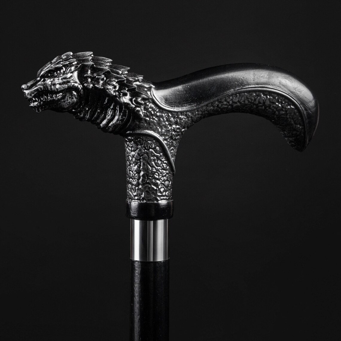 Mutant Dinosaur Walking Cane Handmade Natural Wood Monster | Etsy