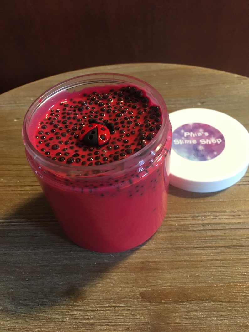 Ladybug Thick Slime - Etsy