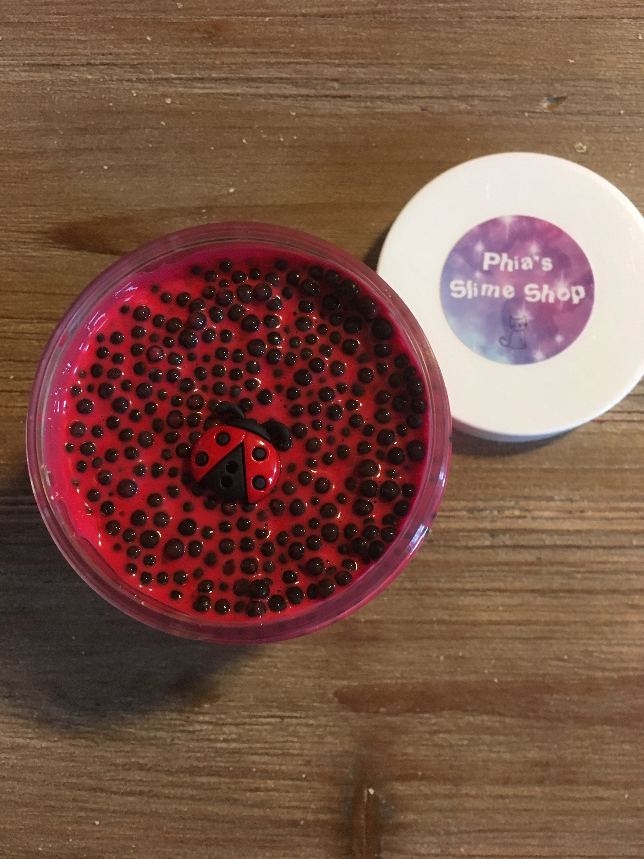 Ladybug Thick Slime - Etsy