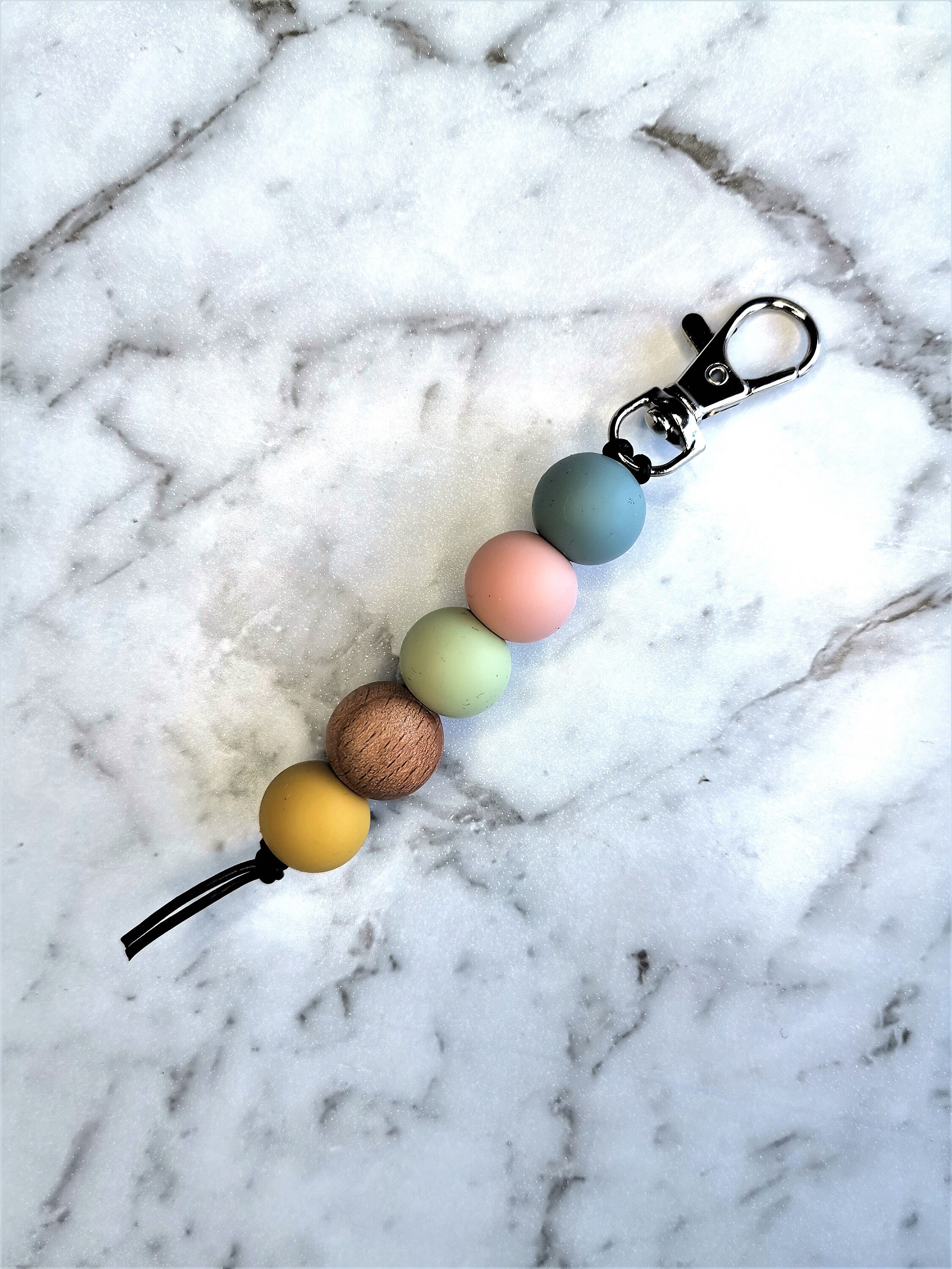 Adorable Boho Key rings Pastel Key chains Car Key Rings | Etsy