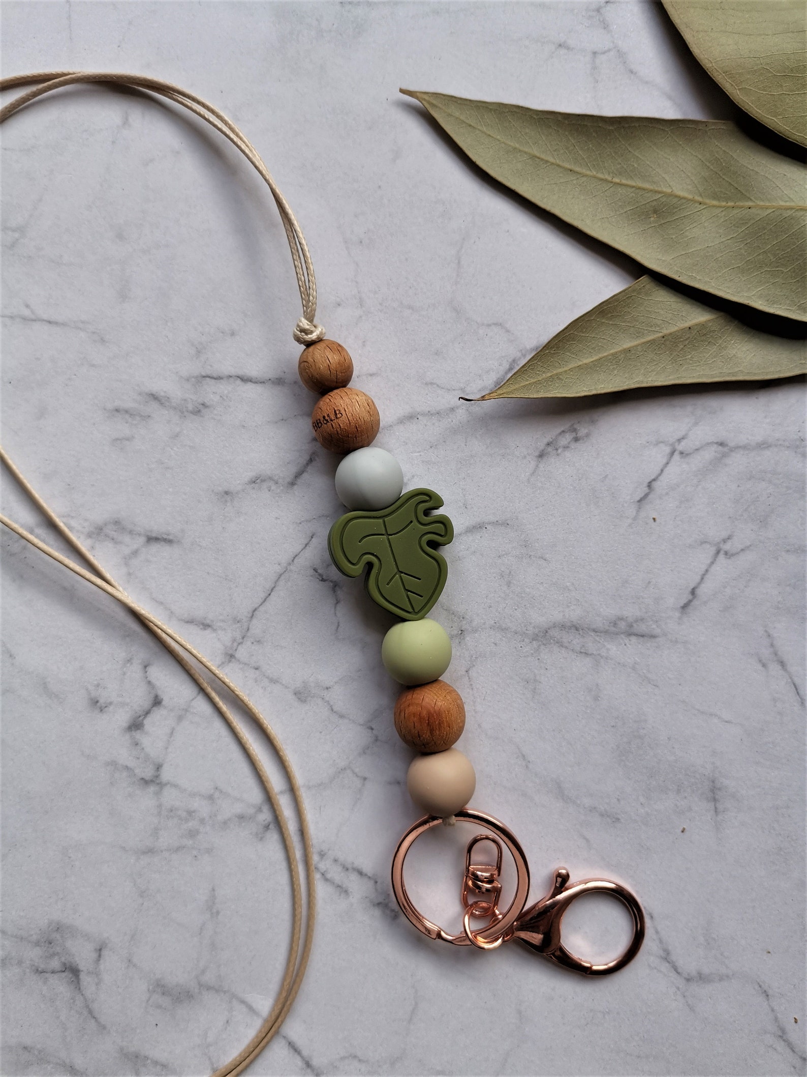 Monstera Lanyard Earthy Vibes Nature Lovers Lanyard Perfect | Etsy