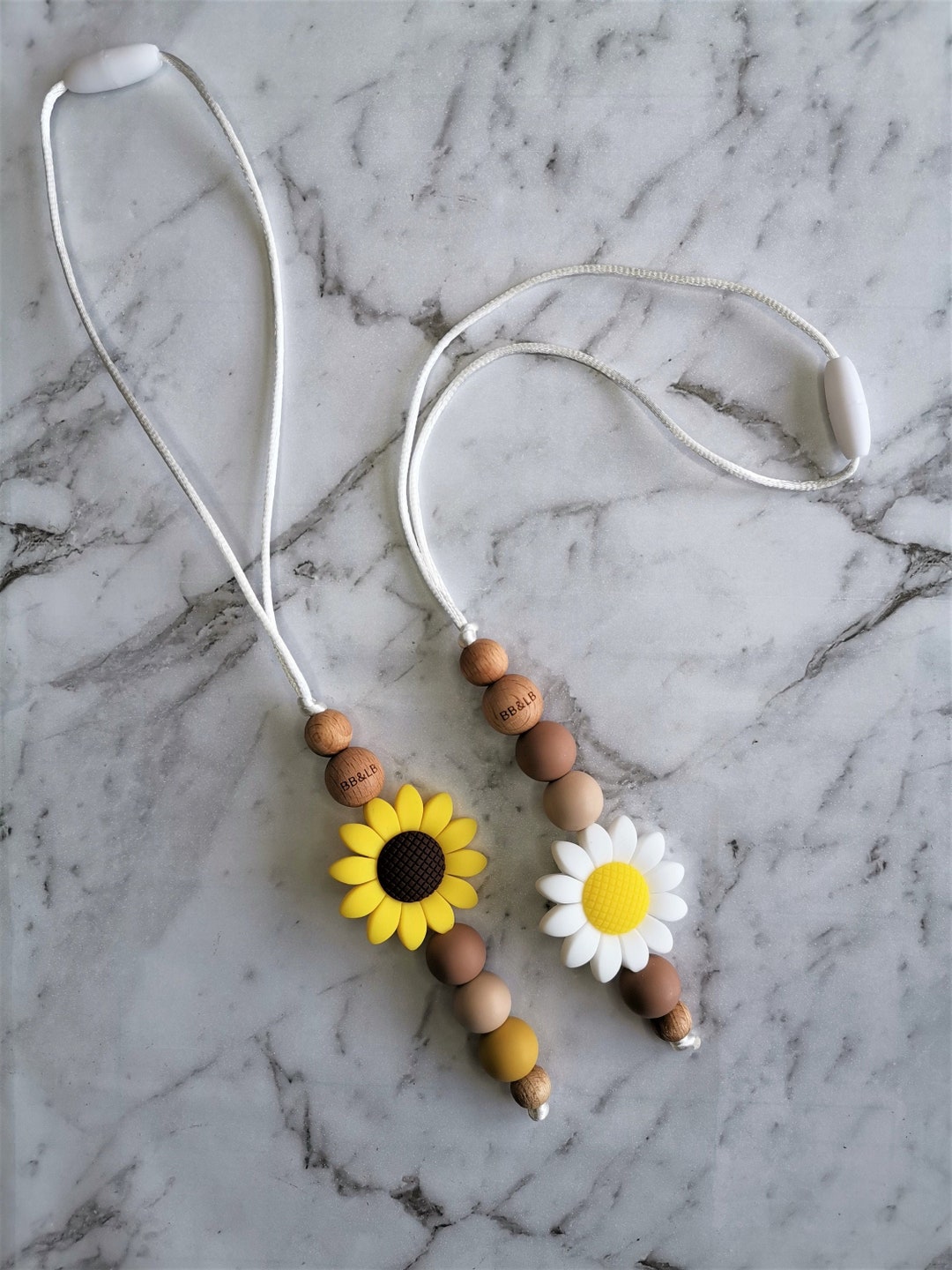 Sunflower Mirror Car Dangle, Boho Style Car Mirror Dangle, Car ...