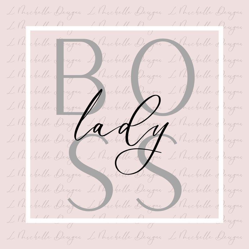 Lady Boss SVG Boss Lady T-shirt Design Instant Download Cricut Cut File ...