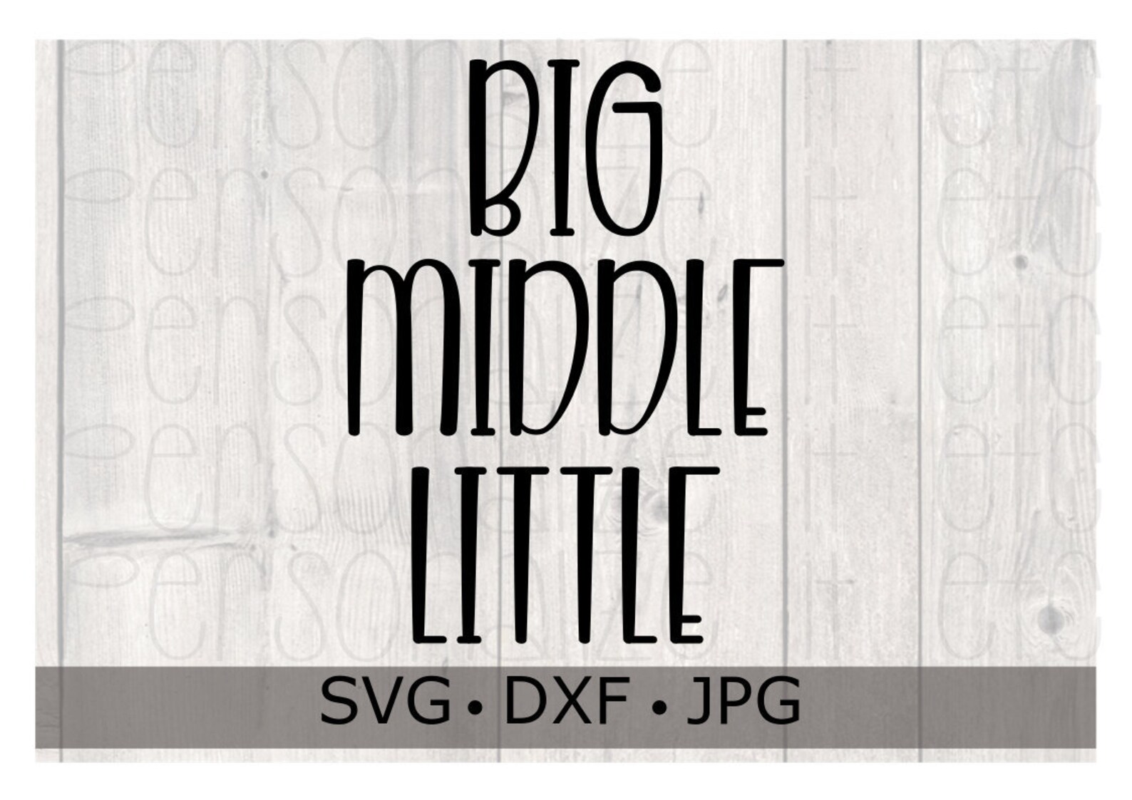 Big Middle Little Sibling Bundle Svg File Siblings Svg - Etsy