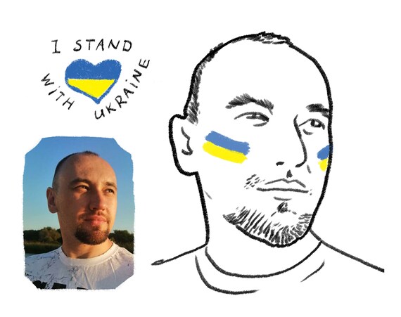 Custom Profile Picture Line Art Minimalist Style Digital | Etsy