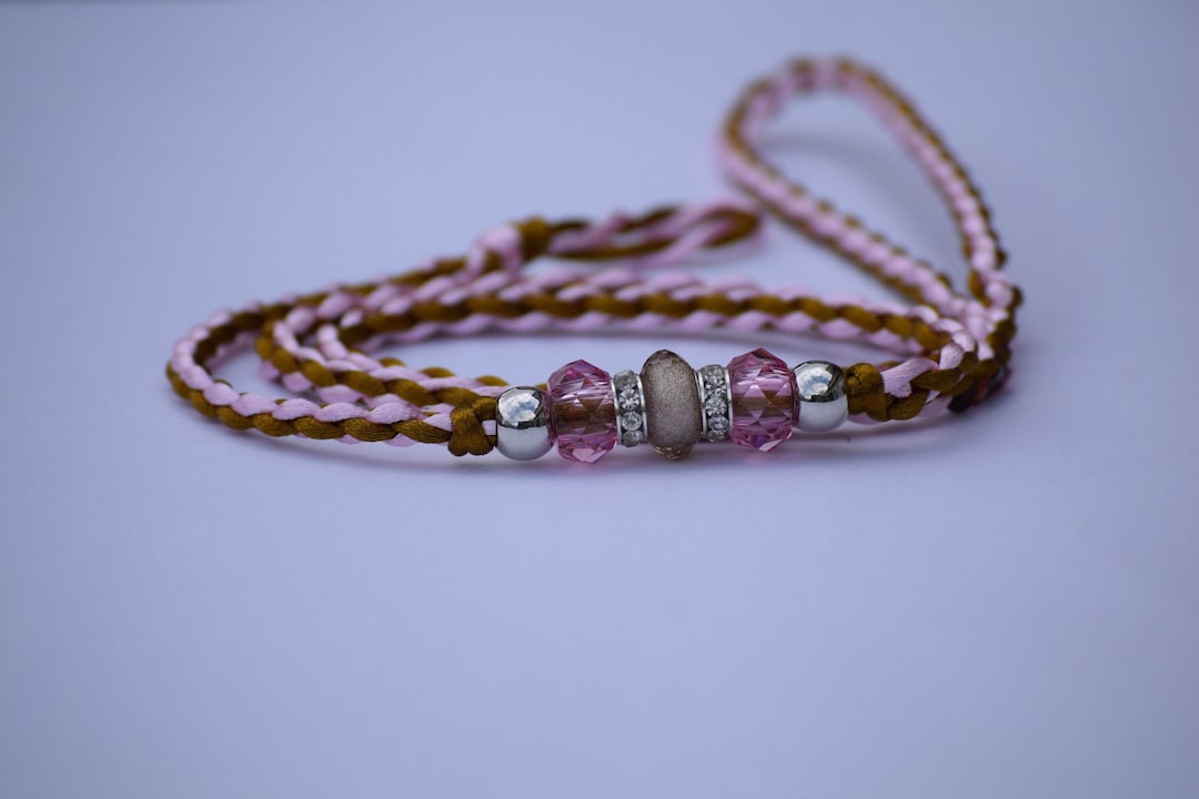 Dog Show Lead 33 Pink and Rust Dog Show Leash - Etsy