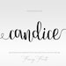 Candice Font: Modern Handwritten Font for Cricut (digital Download) - Etsy