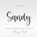 Sandy Script Font: Modern Cursive Handwritten Font (TTF File) - Etsy