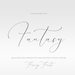 Fantasy Script Font: Modern Calligraphy Font With Tails (digital ...