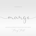Margo Script Font: Modern Calligraphy, Wedding Font (digital Download ...