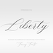 Liberty Script Font: Modern Calligraphy Font (TTF, Digital Download) - Etsy