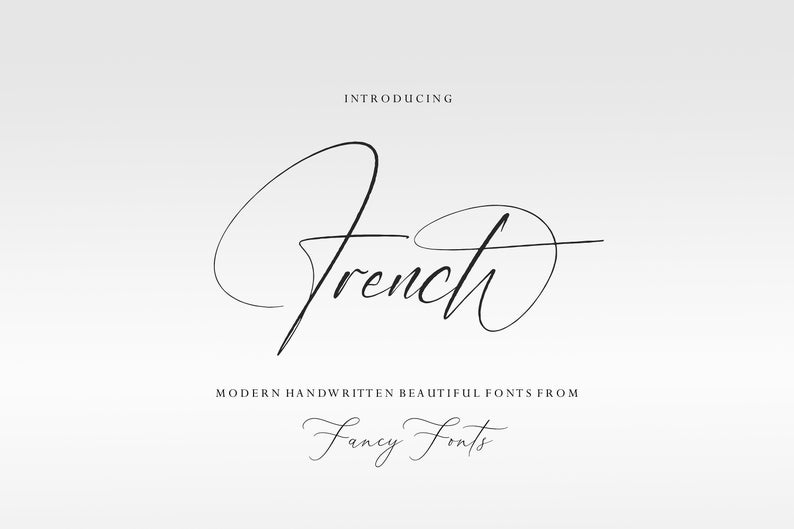 Modern Calligraphy Font: Signature Script, Wedding & Logo Design (TTF ...