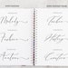Fantasy Script Font: Modern Calligraphy Font With Tails (digital ...