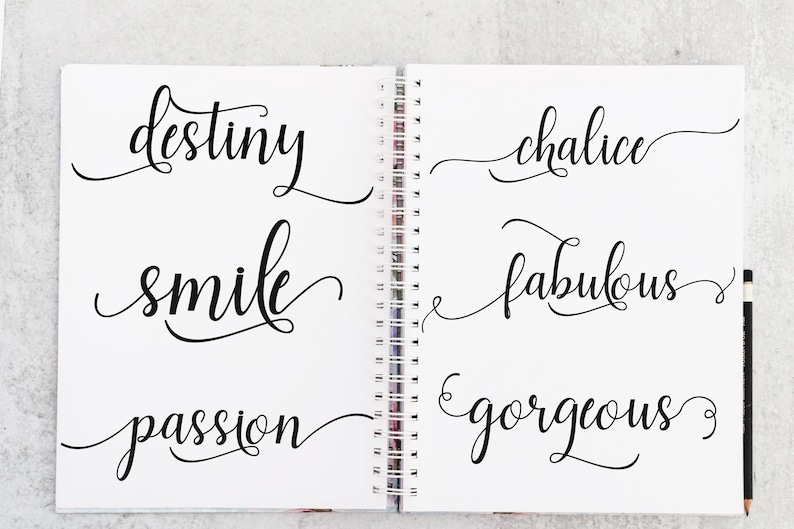 Font Download Digital Font Calligraphy Font Script Font - Etsy