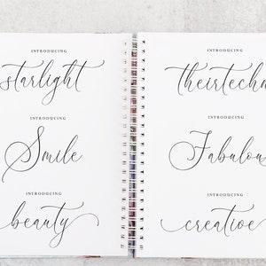 Calligraphy Font: Modern Handwritten Font for Cricut & Canva (digital ...