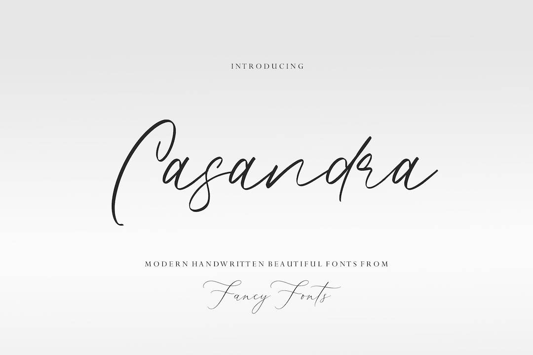 Thin Font, Slim Font, Feminine Font, Elegant Font, Individual Letters ...