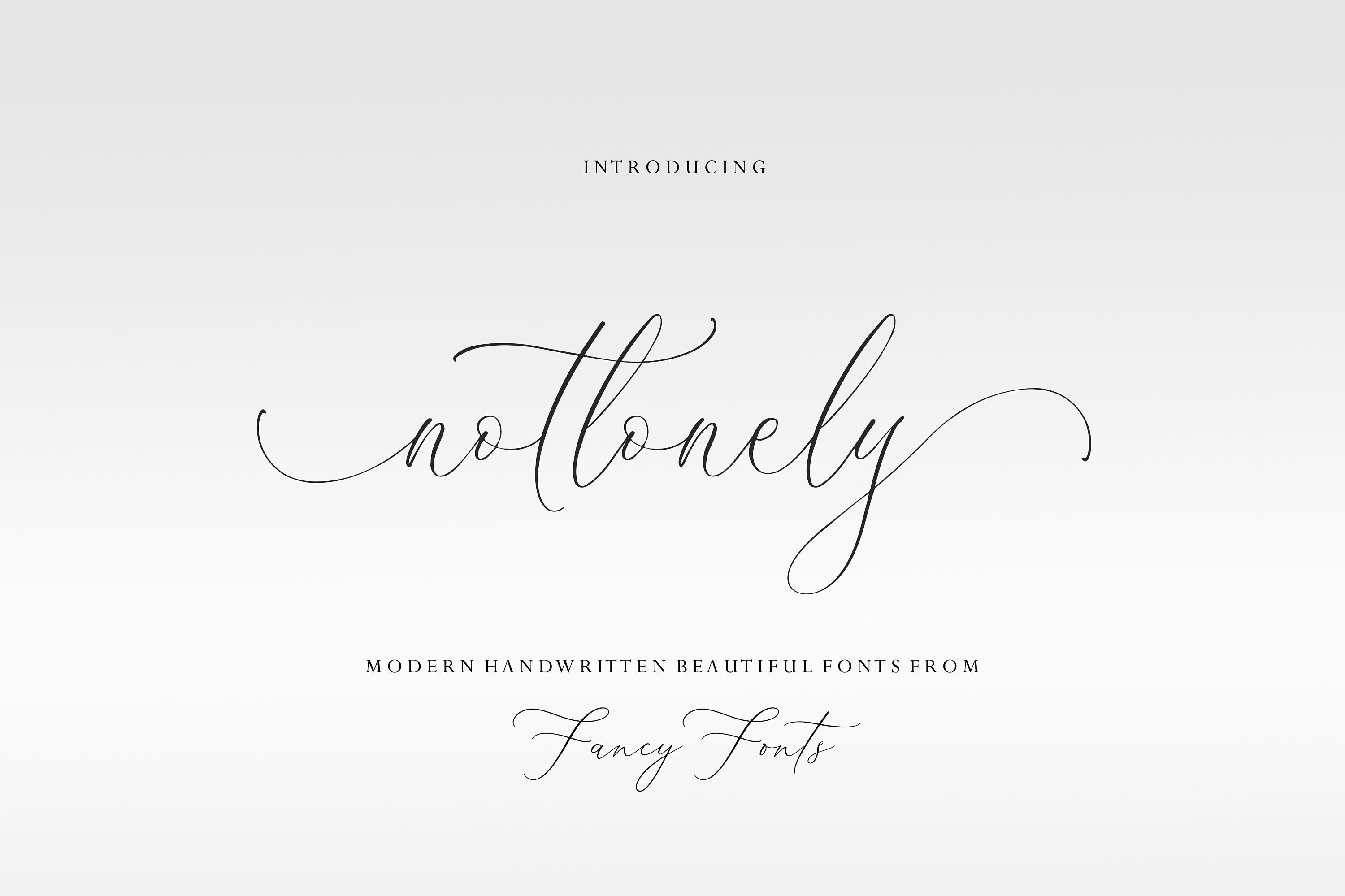 Calligraphy Font: Modern Handwritten Font for Cricut & Canva (digital ...