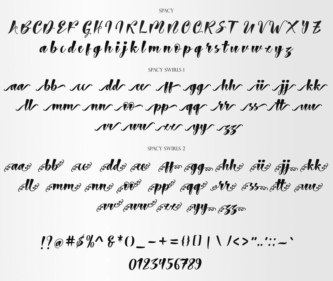 Spacy Font: Groovy Swash Font for Cricut (TTF, Digital Download) - Etsy