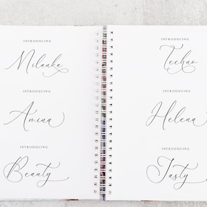 Certainly Script Font: Modern Calligraphy (TTF Font Files) (digital ...