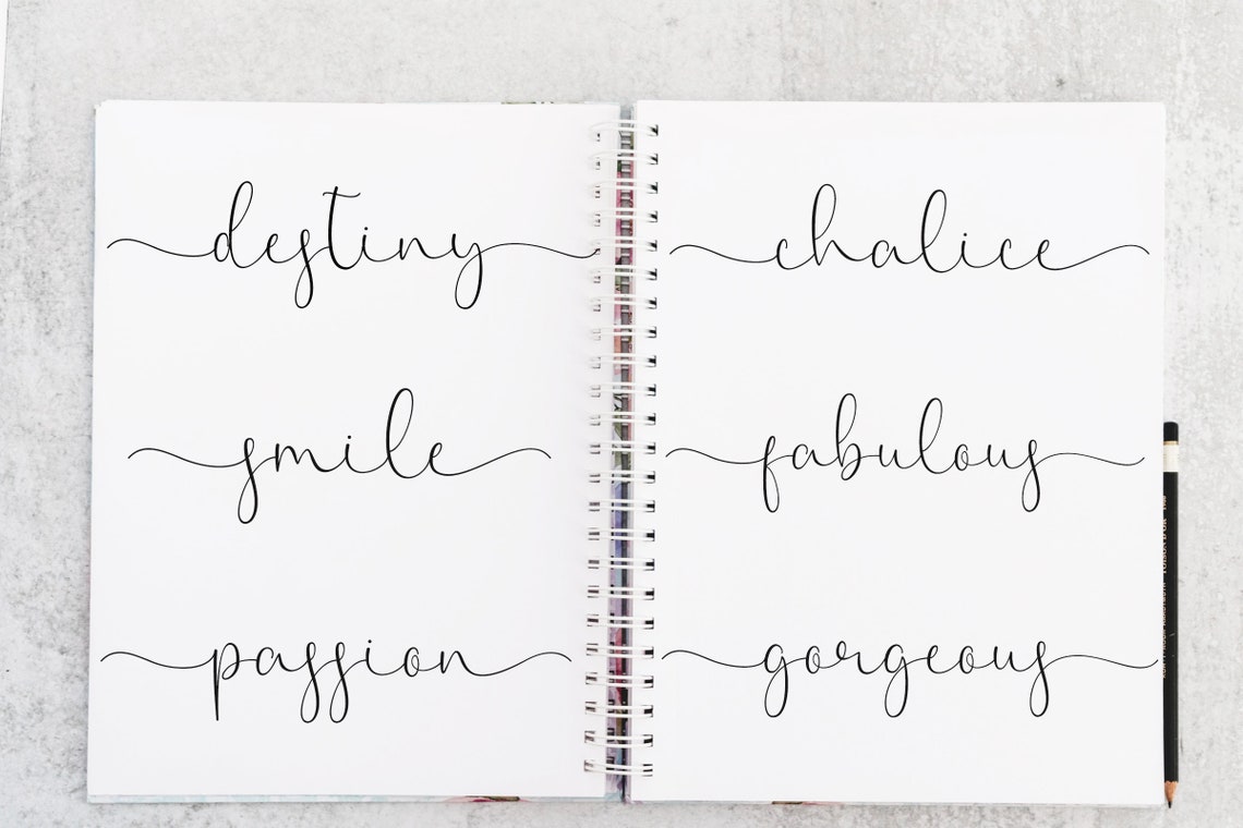 Margo Script Font: Modern Calligraphy, Wedding Font (digital Download ...