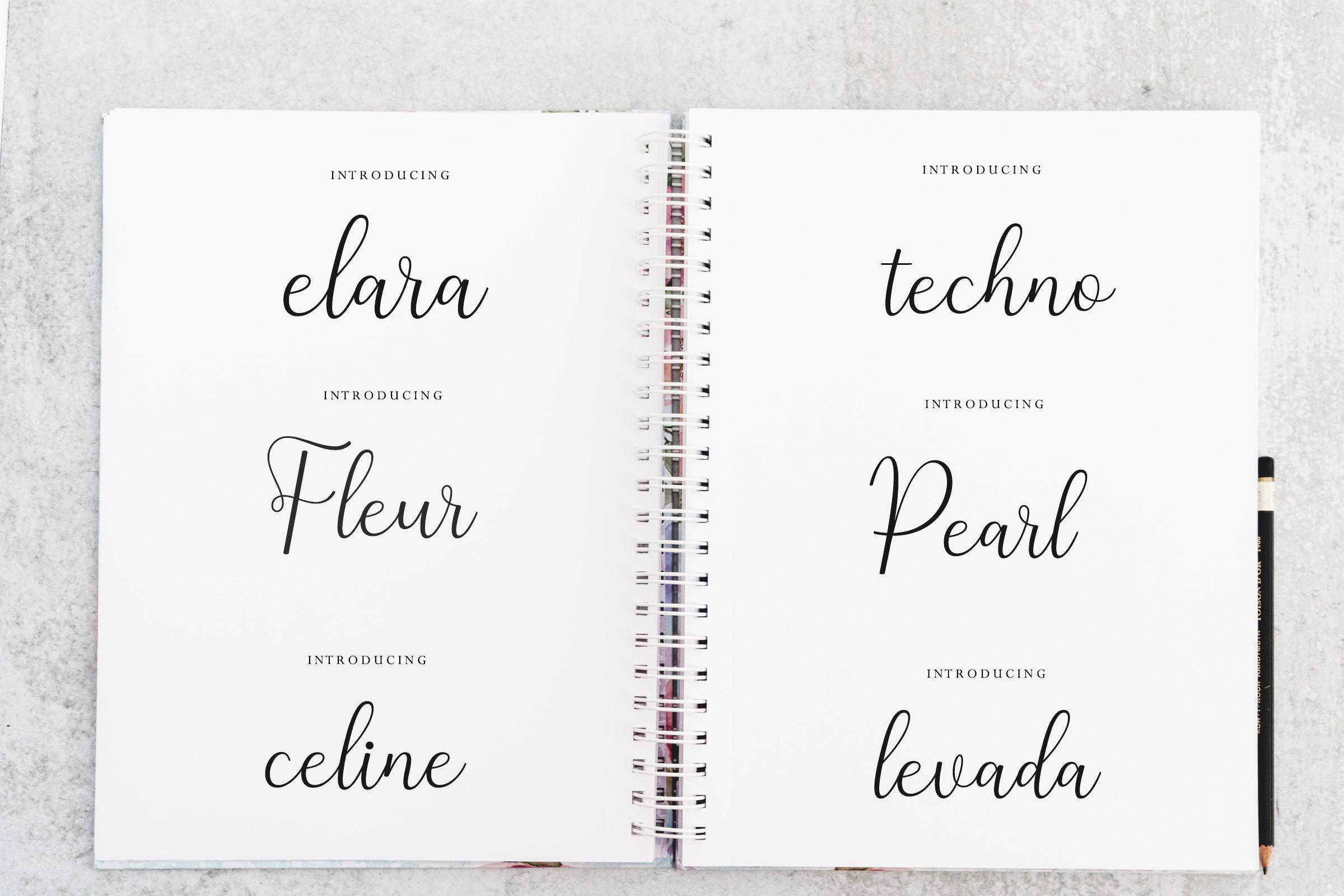 Aurora Script Font, Modern Calligraphy, Commercial Use (TTF, OTF ...
