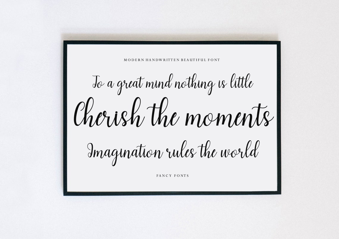 Font Download Digital Font Calligraphy Font Script Font - Etsy