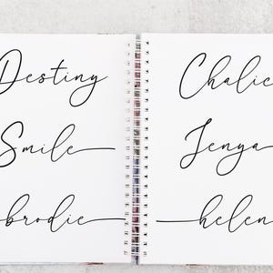Linda Calligraphy Font: Modern Signature Style (digital Download) - Etsy