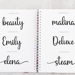 Lucky Script Font: Modern Calligraphy Font (digital Download) - Etsy