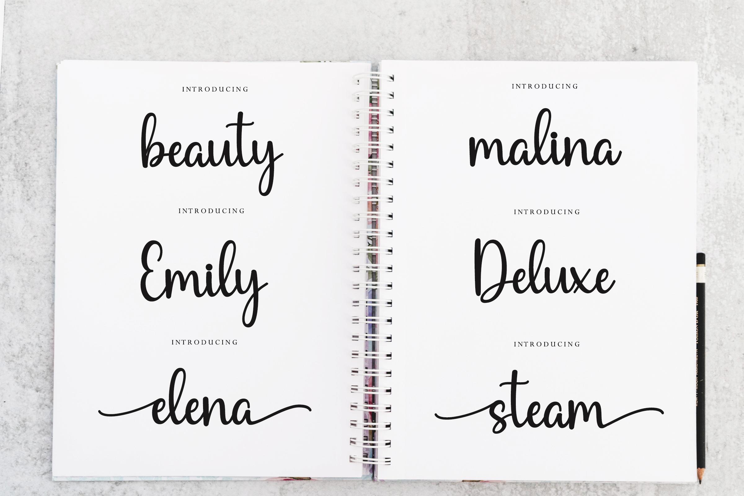 Lucky Script Font: Modern Calligraphy Font (digital Download) - Etsy