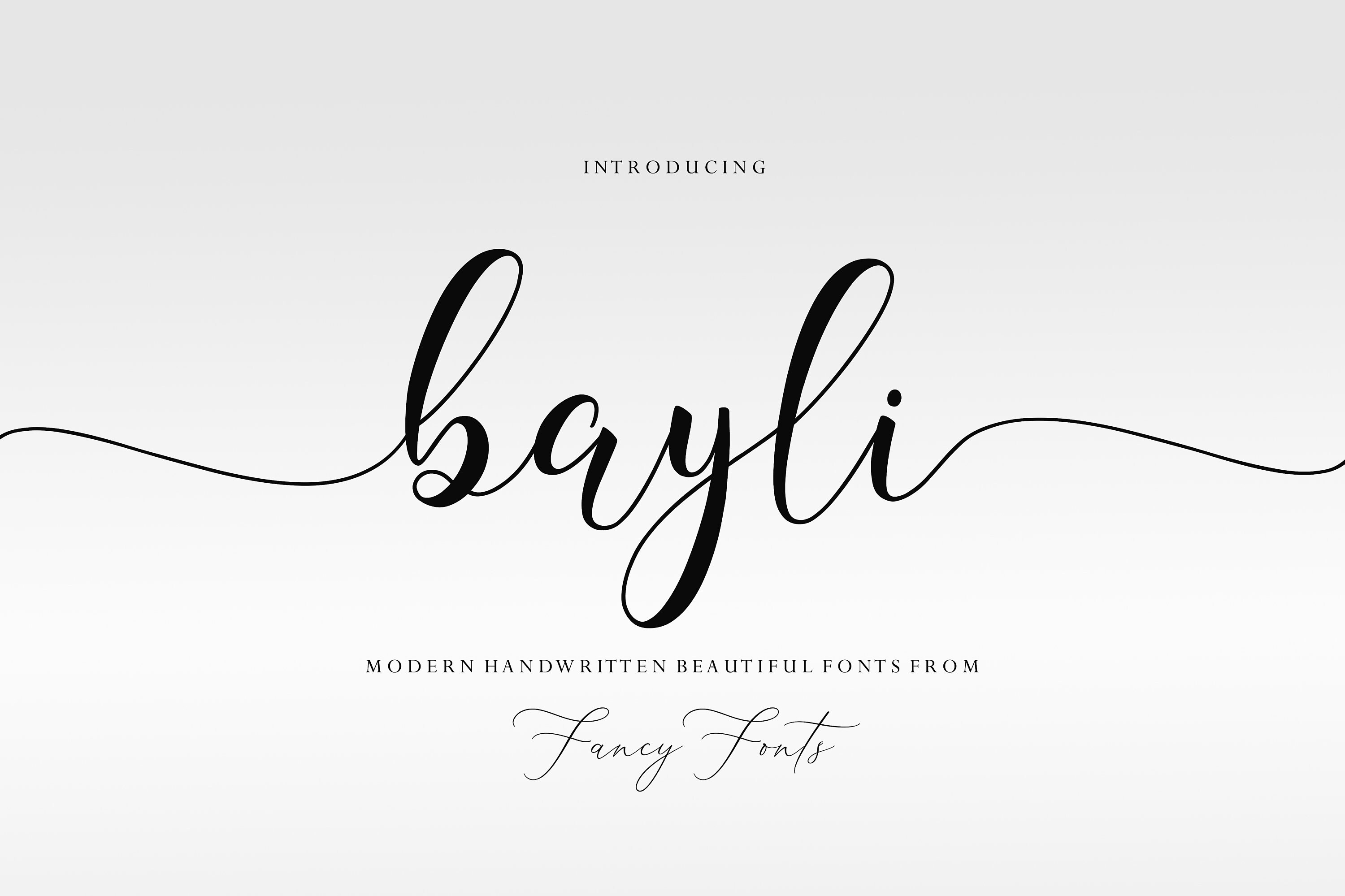 Handwritten Script Font Bundle: Modern Calligraphy Fonts (digital ...