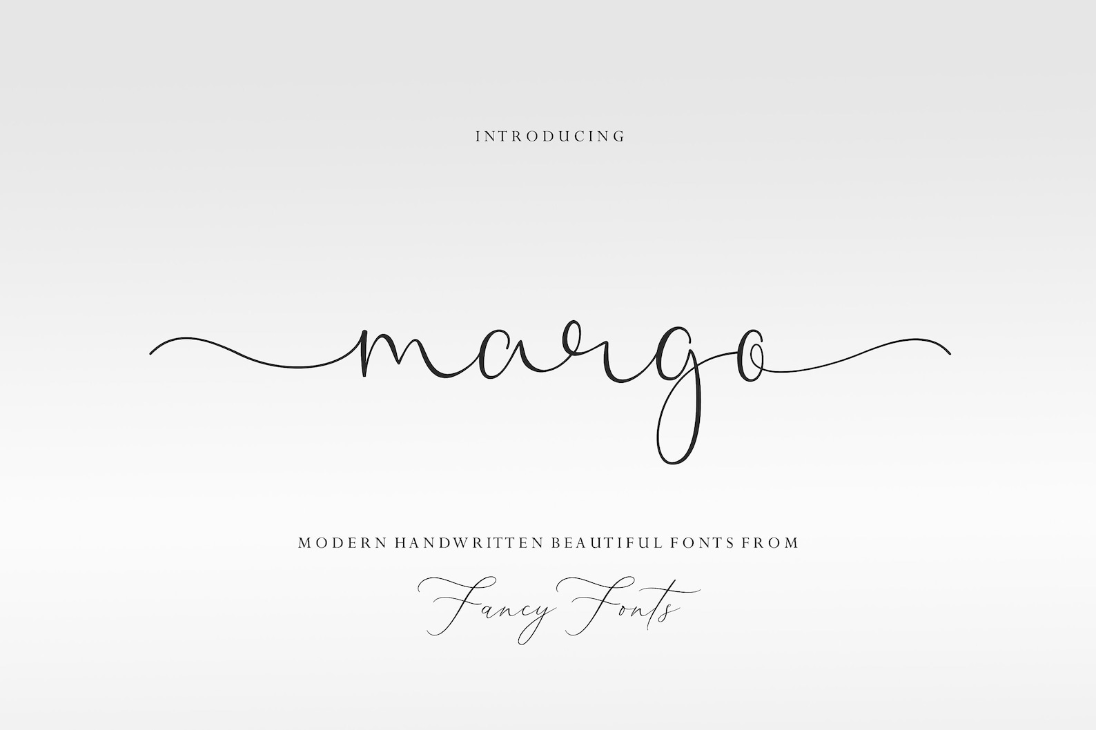 Margo Script Font: Modern Calligraphy, Wedding Font (digital Download ...