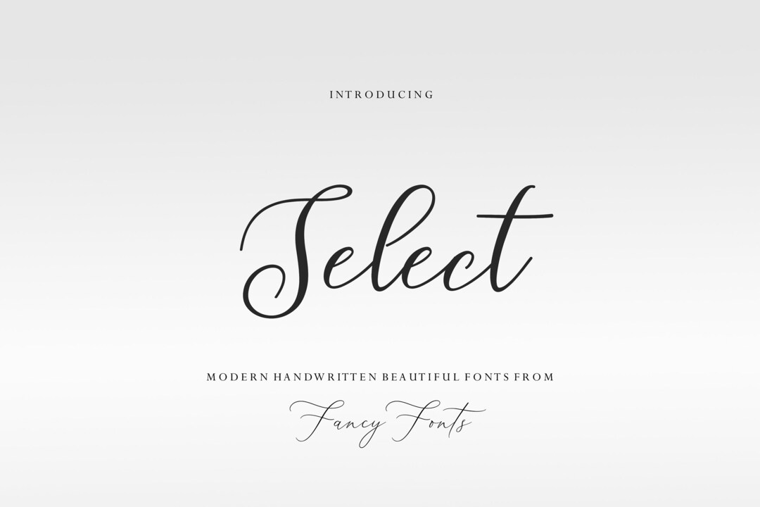 Calligraphy Font, Feminine Cursive, Modern Wedding Font (TTF) - Etsy