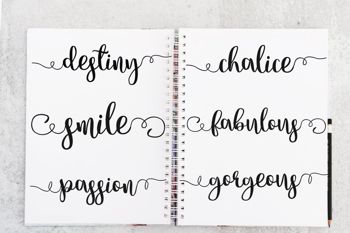 Candice Font: Modern Handwritten Font for Cricut (digital Download) - Etsy