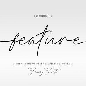 Handwritten Script Font Bundle: Modern Calligraphy Fonts (digital ...