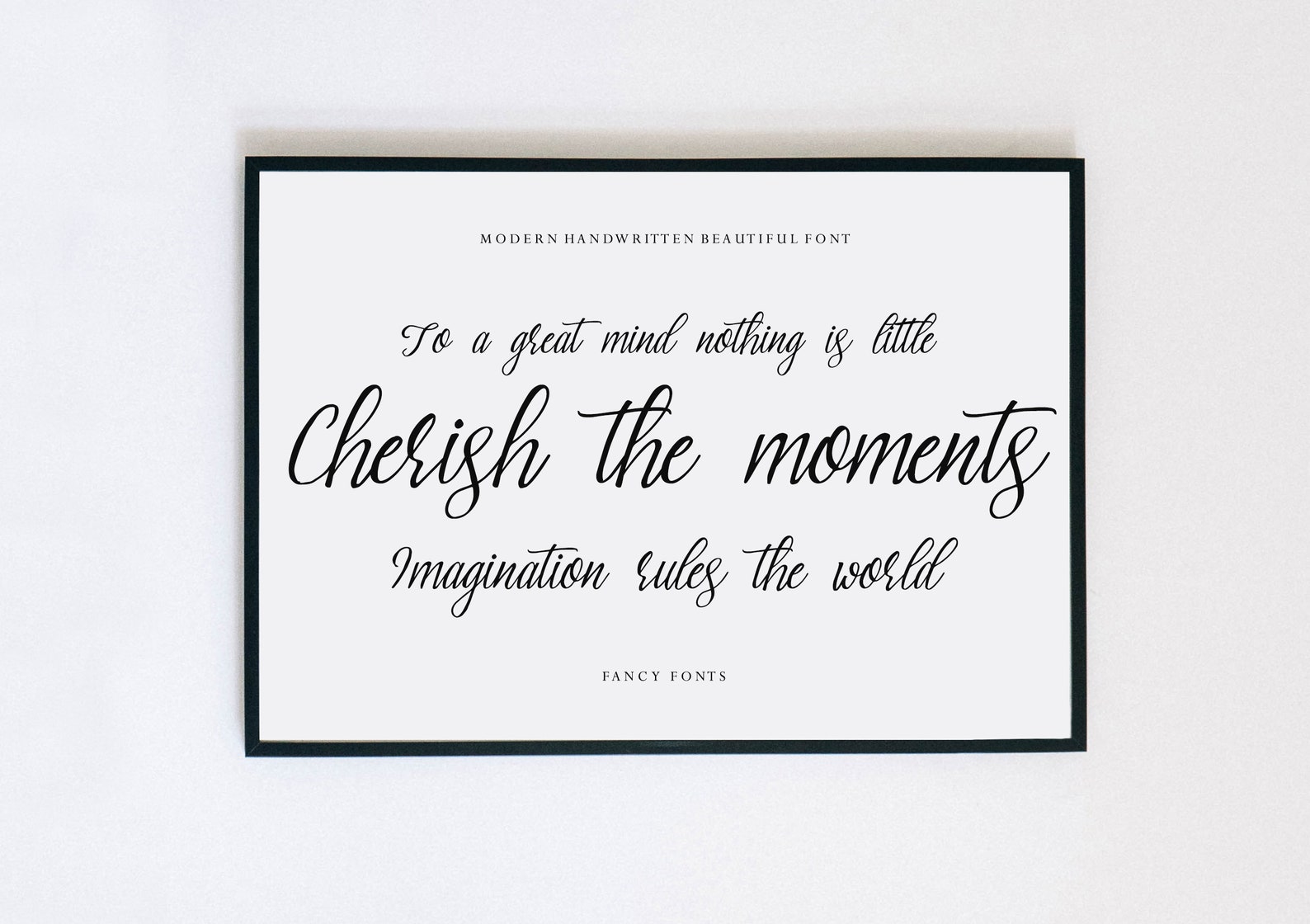 Sarah Cursive Font: Modern Swirly Wedding Font (TTF Digital Download ...