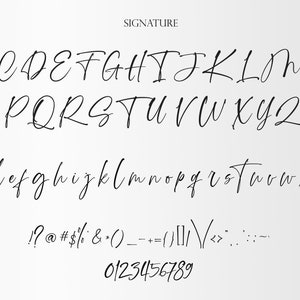 Calligraphy Signature Font: Modern Script for Cricut & Logo (TTF ...