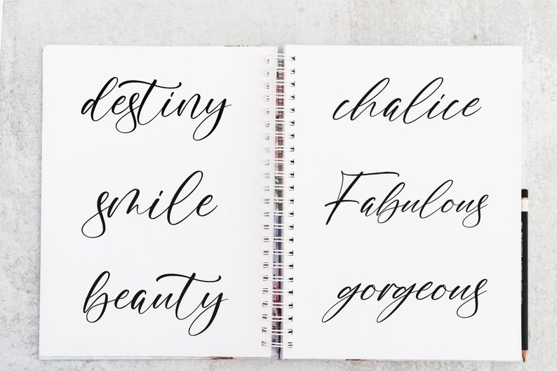 Calligraphy Font Font Download Cricut Font Script Font - Etsy