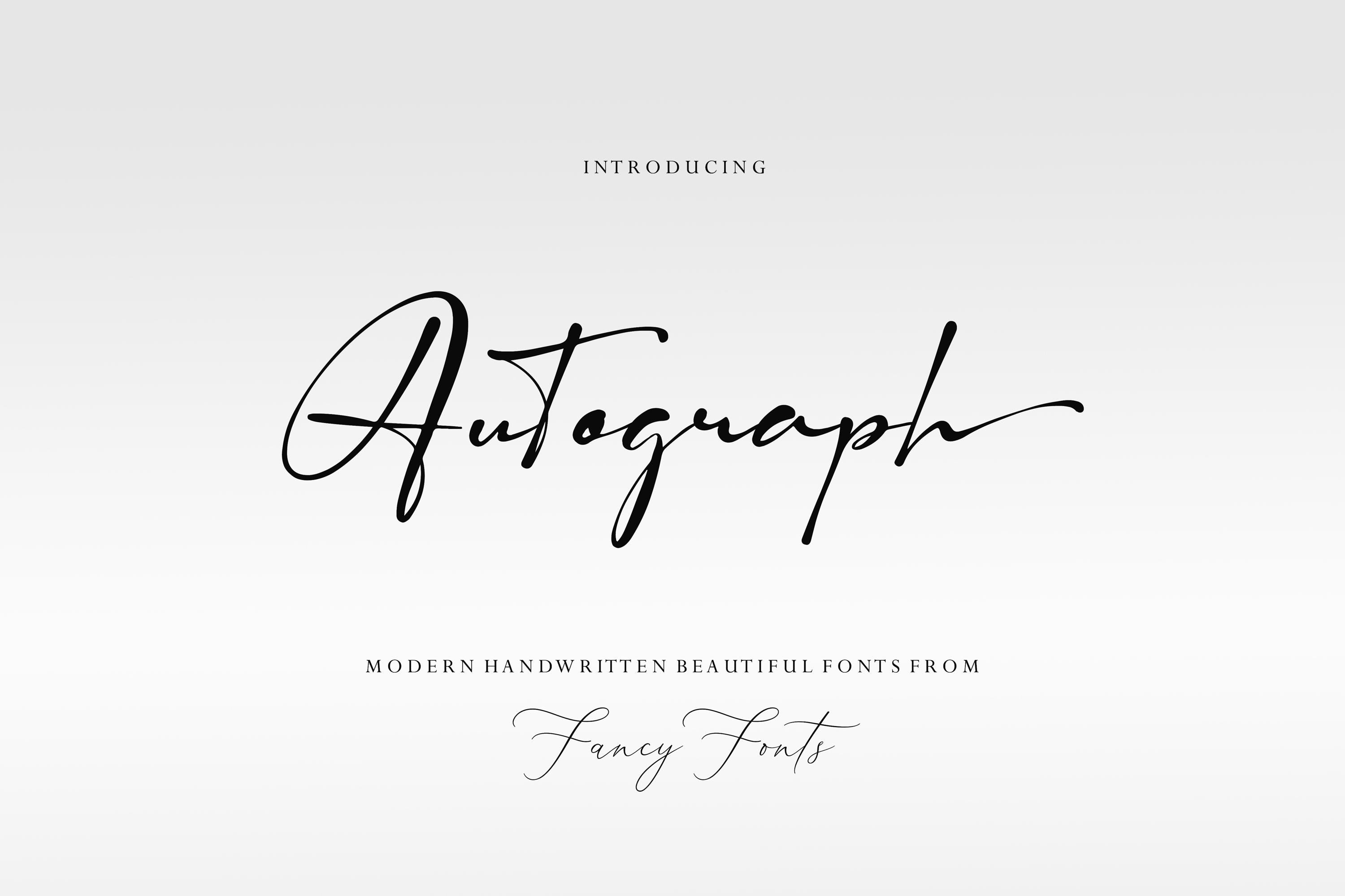 Calligraphy Script Font: Modern Signature Fonts for Cricut (TTF ...