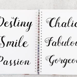 Whitney Script Font: Vintage Watercolor Calligraphy (TTF) - Etsy